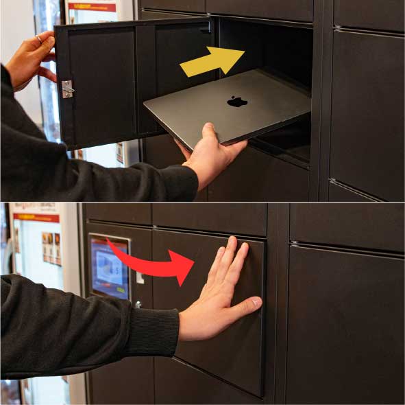 How to Use the Lockers in the Cafe | A free business matching app, BizSPOT